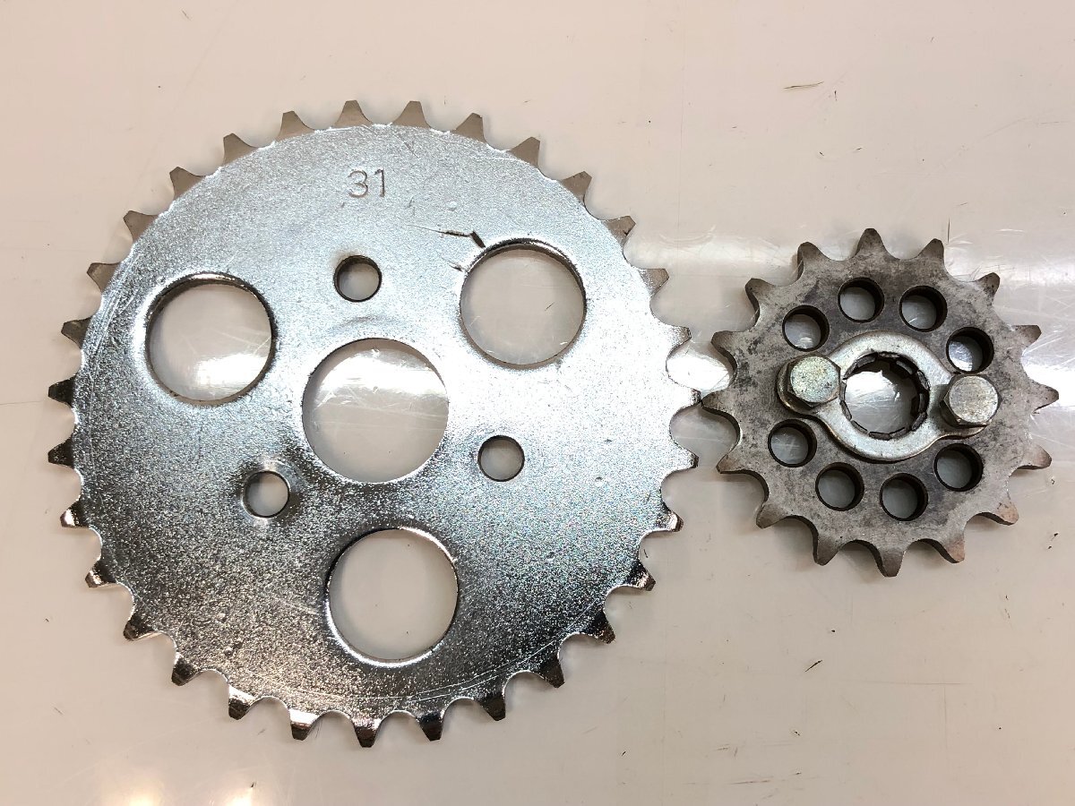 352 ホンダ モンキー スプロケット セット Z50J-2226 12V 4速 ゴリラ B1(スプロケット)｜売買されたオークション情報、yahooの商品情報をアーカイブ公開 ...