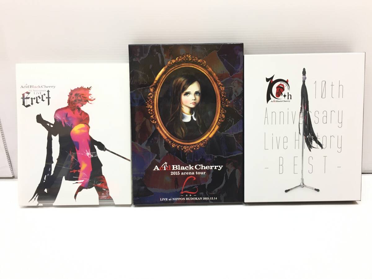 Yahoo!オークション - V349 Acid Black Cherry 3本まとめ LIVE BD+DVD ...