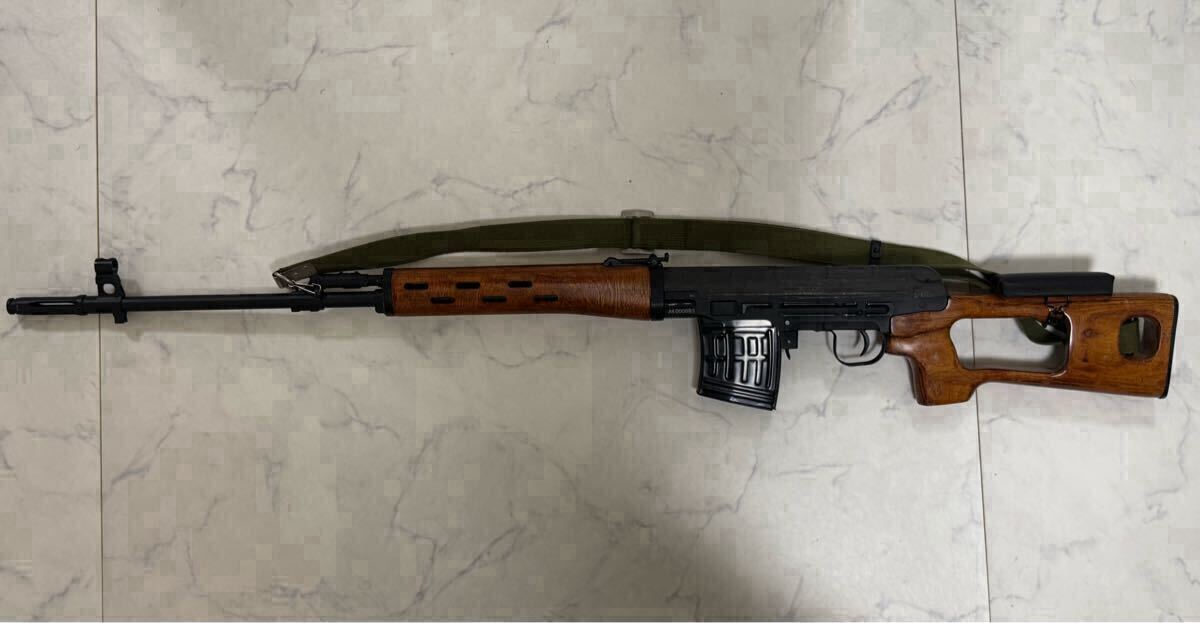 Yahoo!オークション - A&K SVDドラグノフ リアルウッド カスタム品 ス...