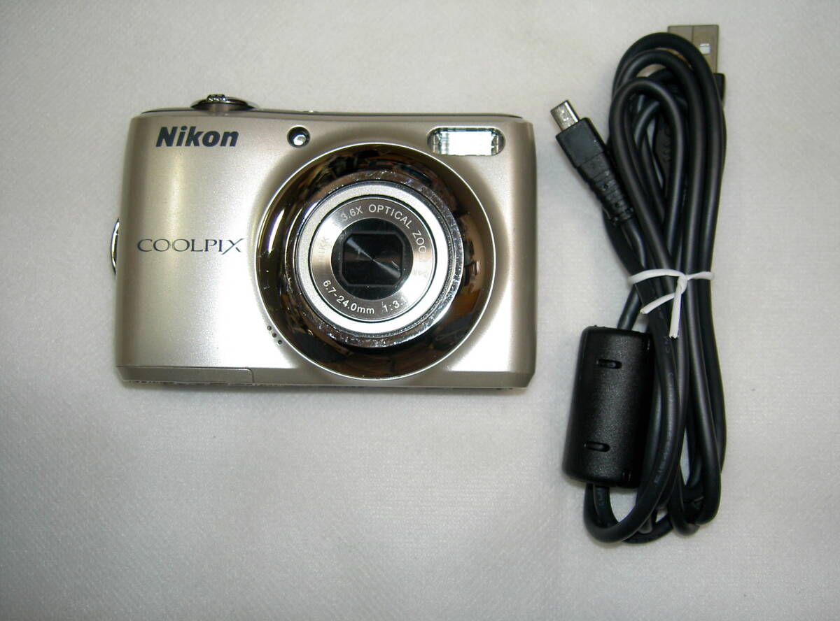 Yahoo!オークション - 【美品】NIKON COOLPIX L21 デジカメ 単三電池...