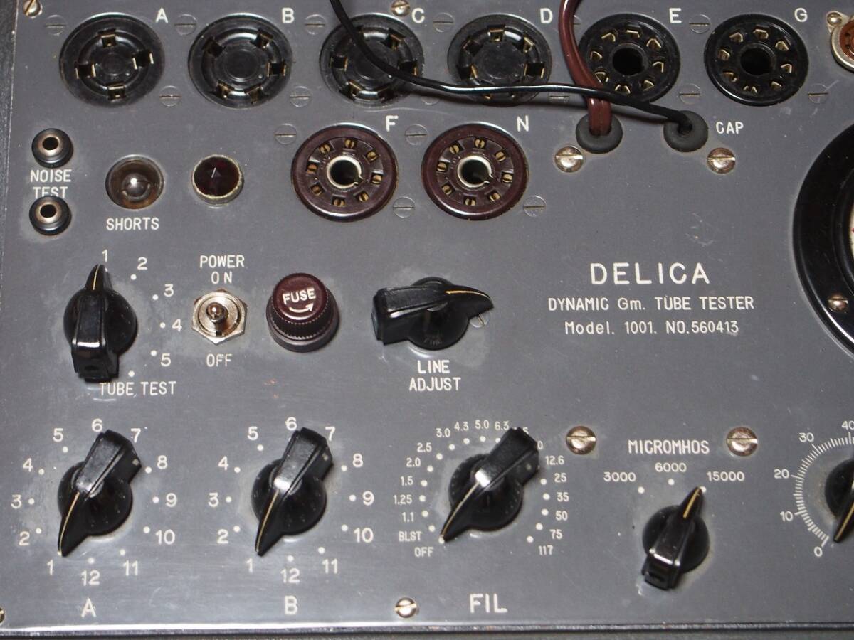 Yahoo!オークション - DELICA 1001 真空管試験機