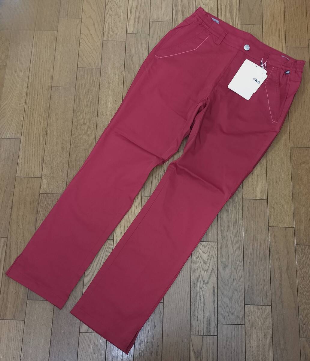 Yahoo!オークション - （フィラ1）新品 フィラ ゴルフ 薄手 ロングパン...