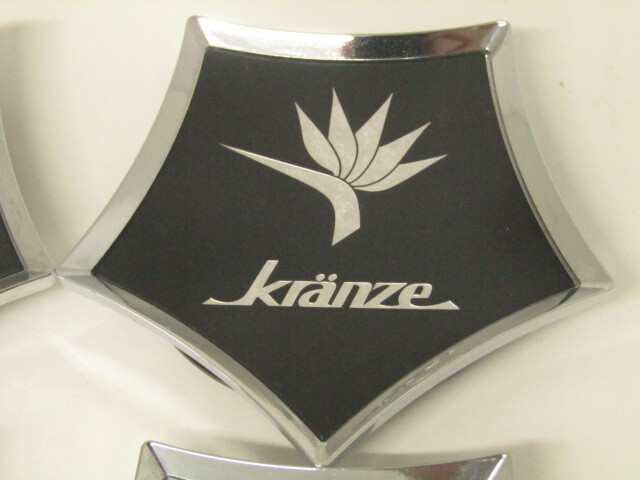 Yahoo!オークション - Y133 Weds Kranz センターキャップ ブラック 4個...