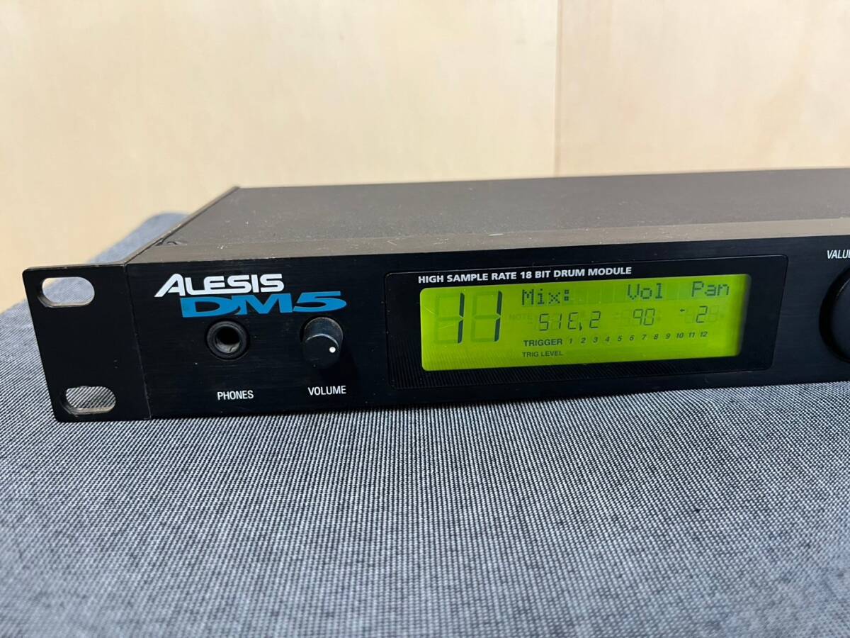Yahoo!オークション - 【動作確認済】ALESIS DM5 ドラム音源モジュール...