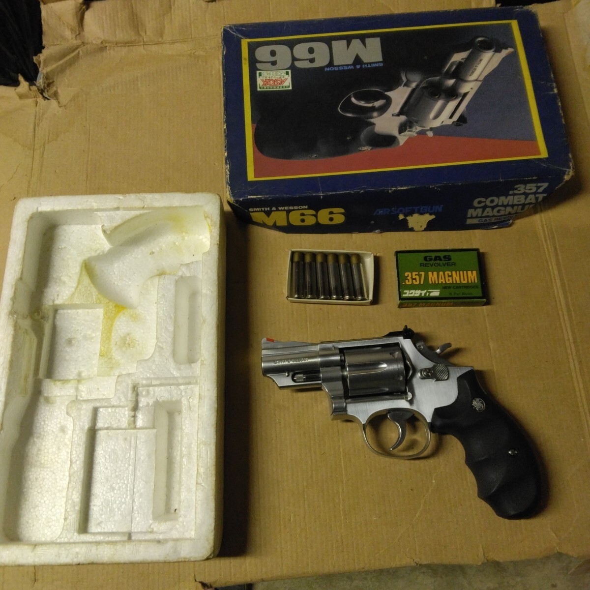 Yahoo!オークション - コクサイ.ガスリボルバー S＆W.M66.357 コンバッ...