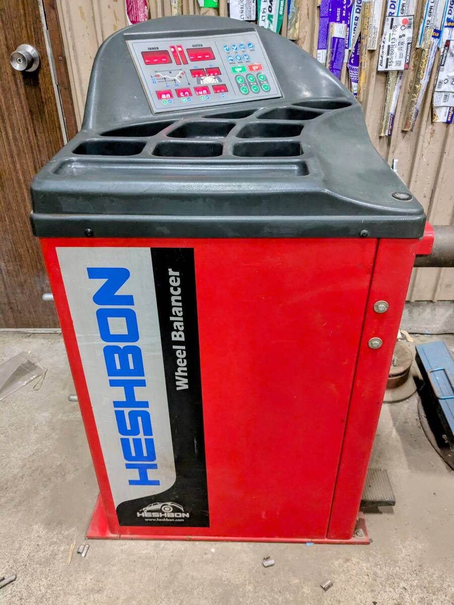 Yahoo!オークション - 引き取り限定 中古 ホイールバランサー ヘスボン...