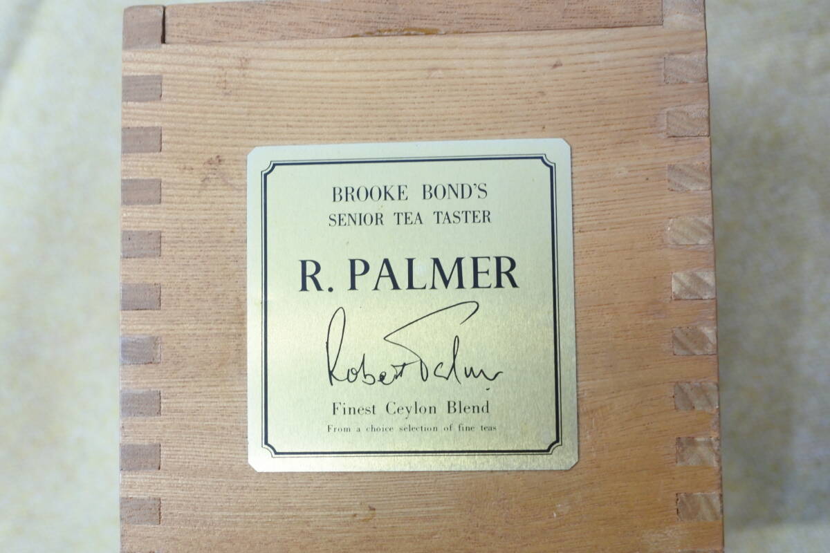 Yahoo!オークション - 【KSD/J/91】紅茶箱 ブルックボンド ロンドン 木...