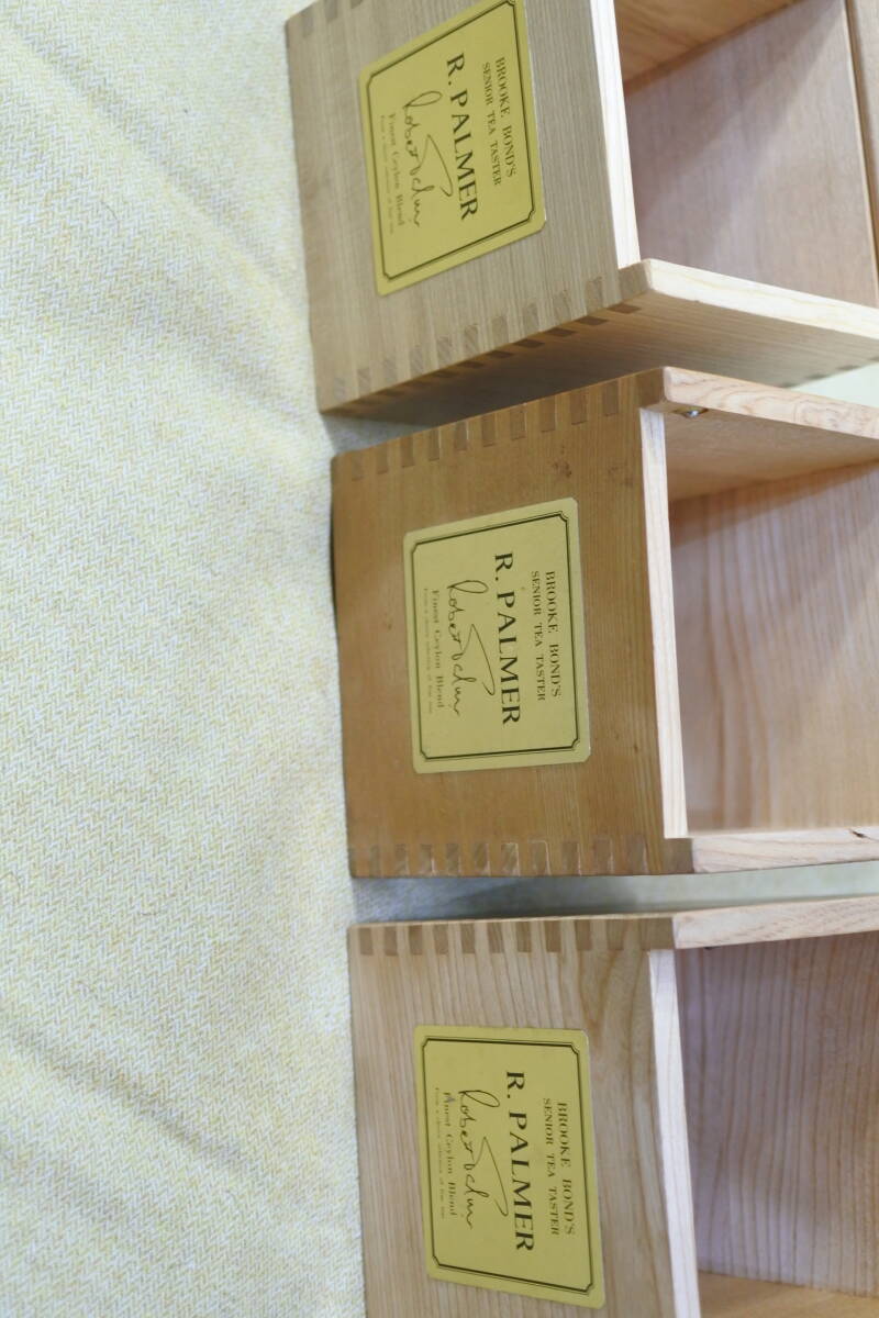 Yahoo!オークション - 【KSD/J/91】紅茶箱 ブルックボンド ロンドン 木...