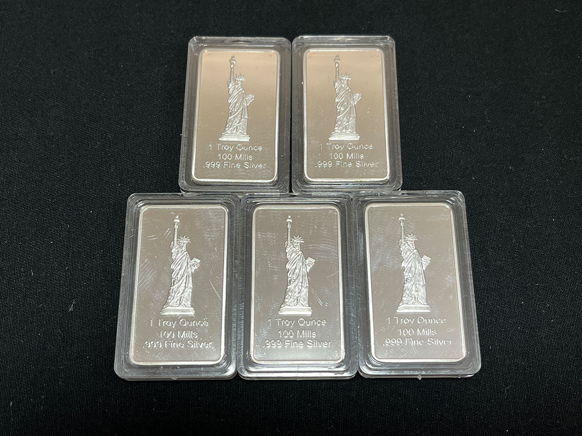 Yahoo!オークション - 【Z284】海外硬貨 外国銀貨 シルバーバー 記念コ...