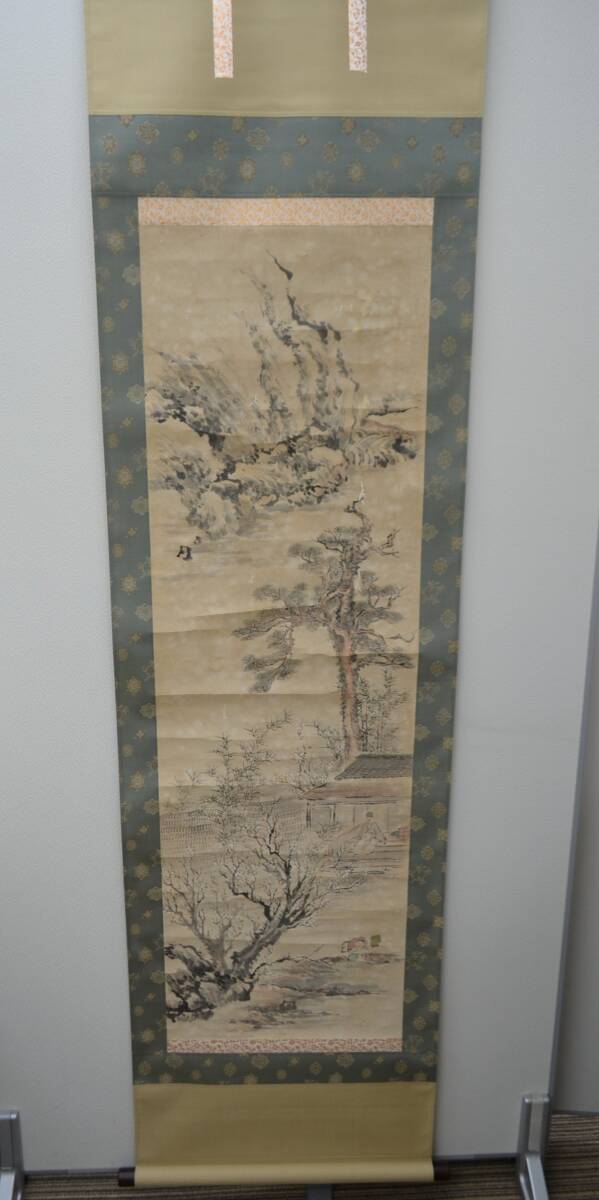 Yahoo!オークション - 19K【模写】掛軸 掛け軸 軸 作者不明 詳細不明 ...