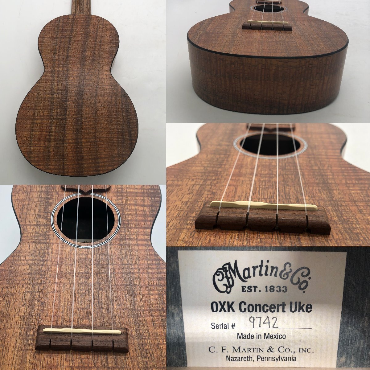 Yahoo!オークション - N639 マーチン コンサート ウクレレ OXK Concer...