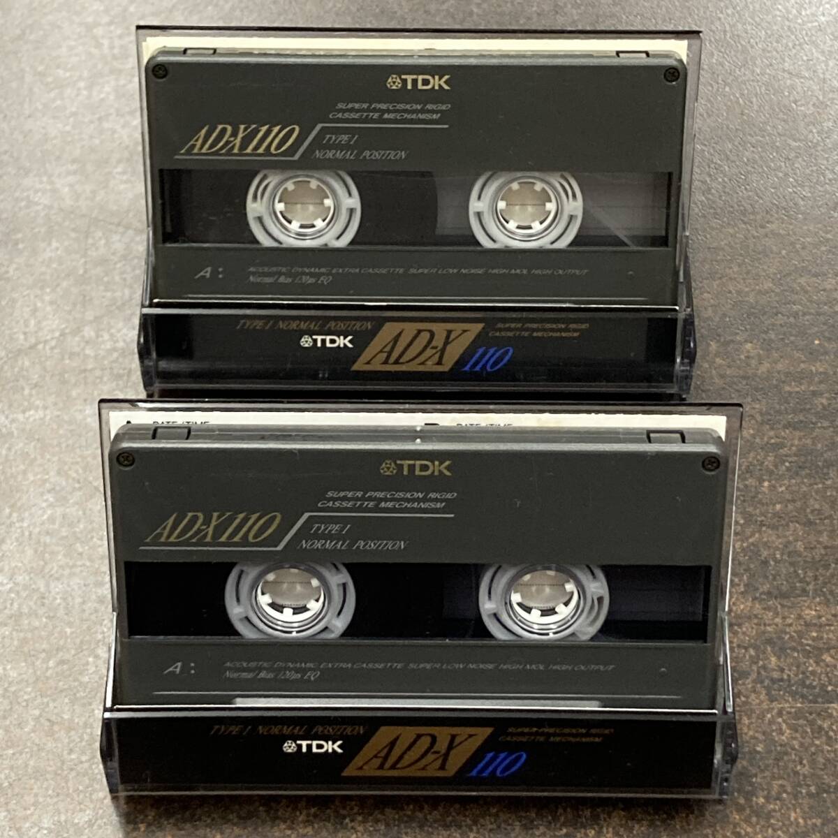 Yahoo!オークション - 515 TDK AD-X 110分 ノーマル 2本 カセットテー...
