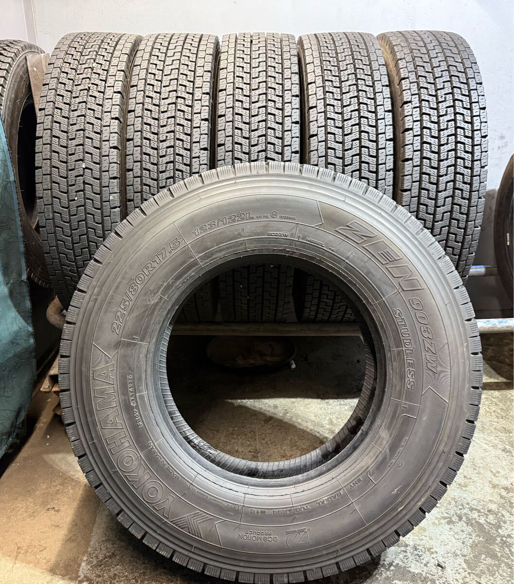 Yahoo!オークション - 225/80R17.5 123/122L （YOKOHAMA）ZEN903ZW 6本...