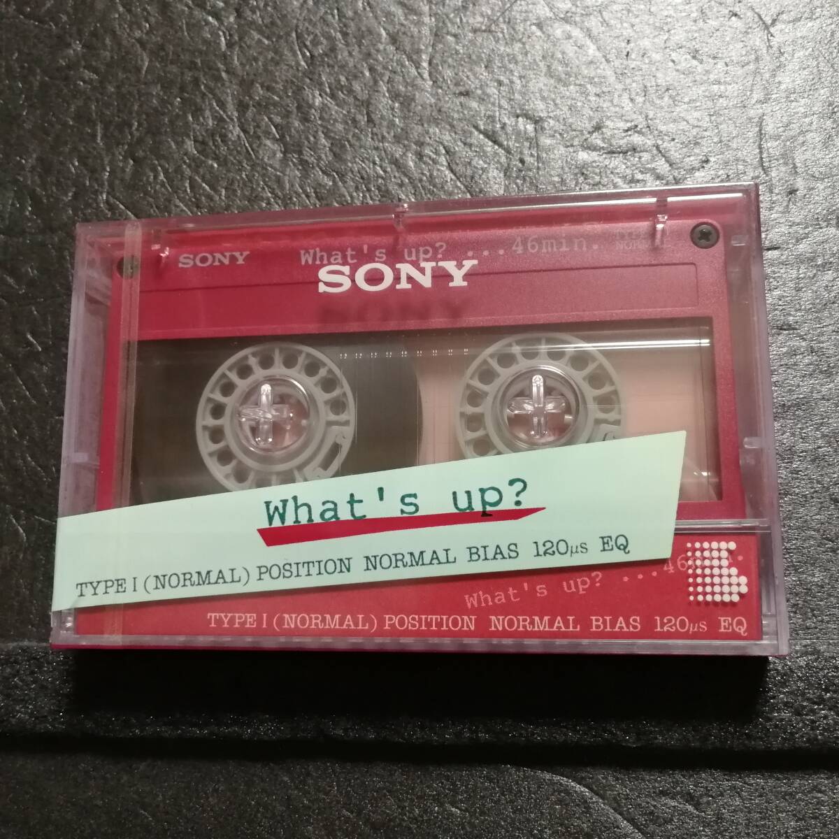 Yahoo!オークション - 未開封 カセットテープ SONY What's up 赤 46分