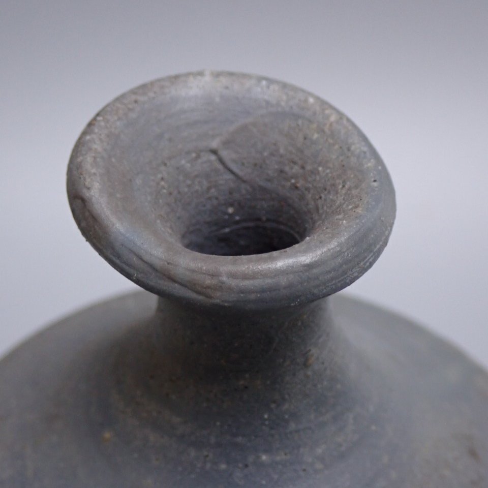 ☆人間国宝 山本陶秀 備前徳利/共箱・共布付き/陶磁器/酒器/酒注 ☆人間国宝 山本陶秀 備前徳利/共箱・共布付き/陶磁器/酒器/酒注