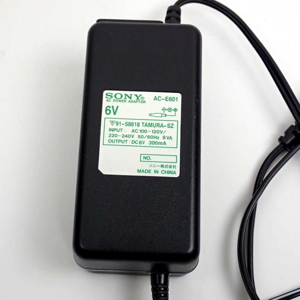 Yahoo!オークション - SONY/ソニー 6V ACアダプター AC-E601/動作品&1...
