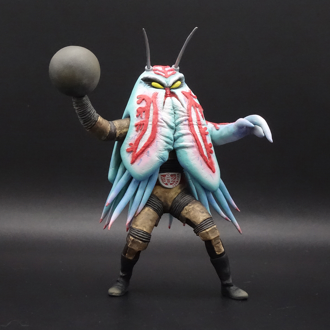 HG 仮面ライダー 改造 リペイント 完成品 仮面ライダーV3 デストロン怪人 ハンマークラゲ 鉄球付き(怪人、戦闘員)｜売買されたオークション情報、yahooの商品情報をアーカイブ公開 ...