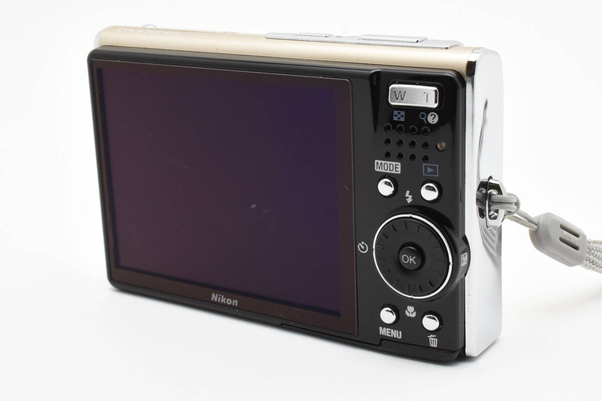 Yahoo!オークション - 1円〜【良品】Nikon COOLPIX S52ゴールド 動作確...