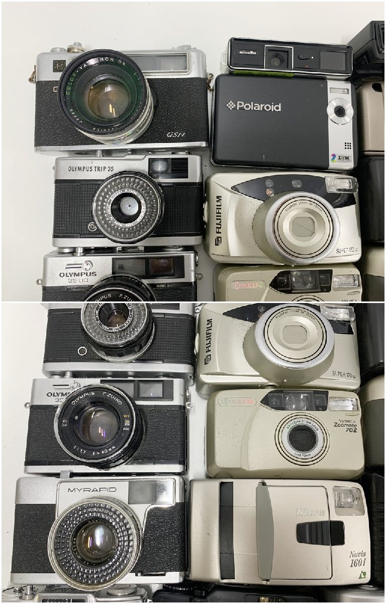 レンジファインダー コンパクトカメラ ポラロイド 大量 NIKON/OLYMPUS/MAMIYA/YASHICA/PENTAX/FUJIFILM/CASIO etc.. Y168N.(レンジ ...