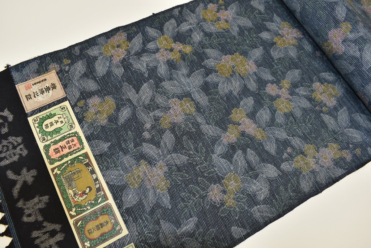 Yahoo!オークション - 【ちどりや】未使用品 美品 正絹紬 手織紬 大島...