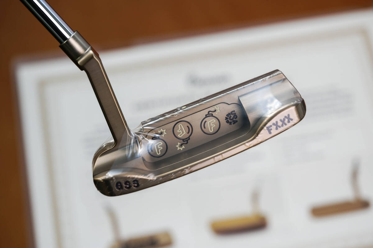 日本代購代標第一品牌【樂淘letao】－新品未使用 Benson GSS トリプルF-ボム 360g ツアーブロンズ COA有り ジャーマンステンレス 海外直輸入ガレージパター 34インチ