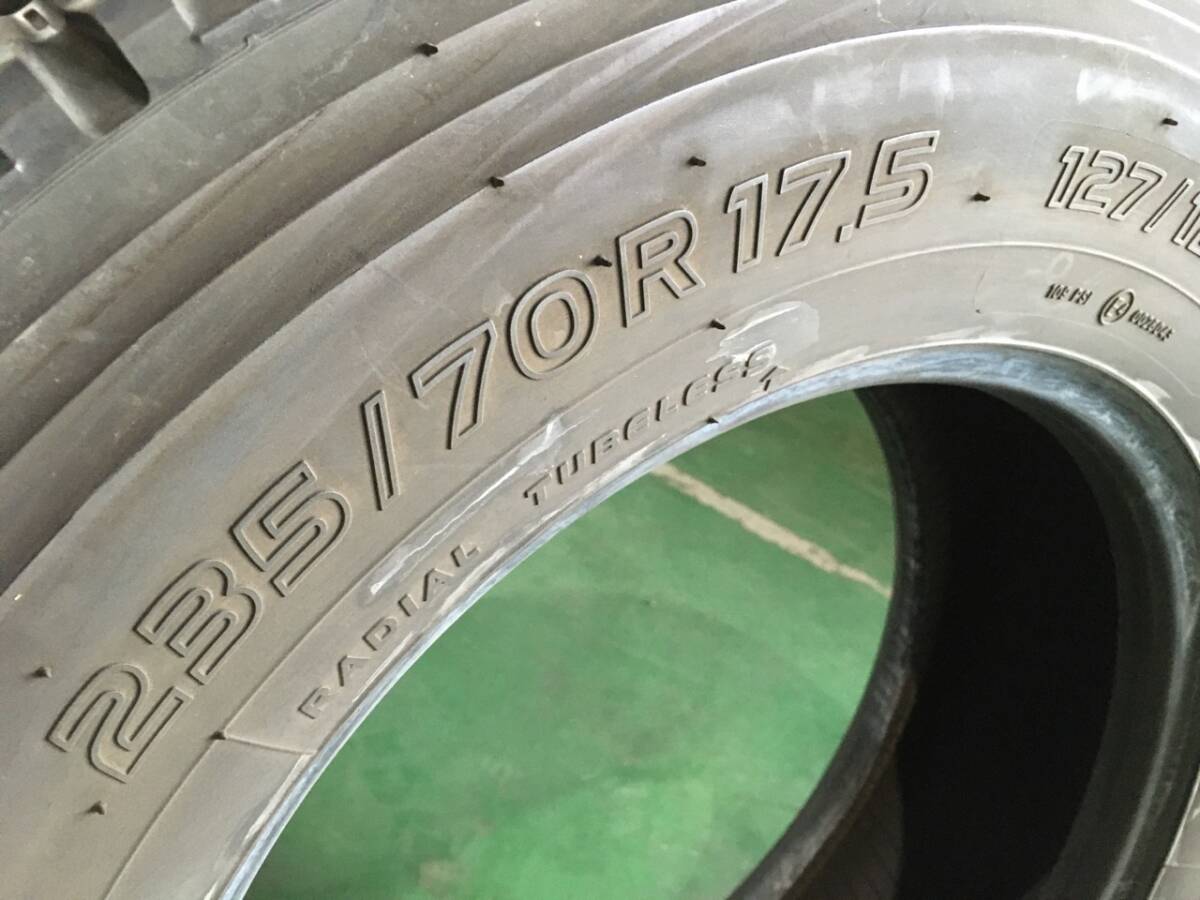 Yahoo!オークション - To235-A21③ 235/70R17.5 中古2本 トーヨー M626...
