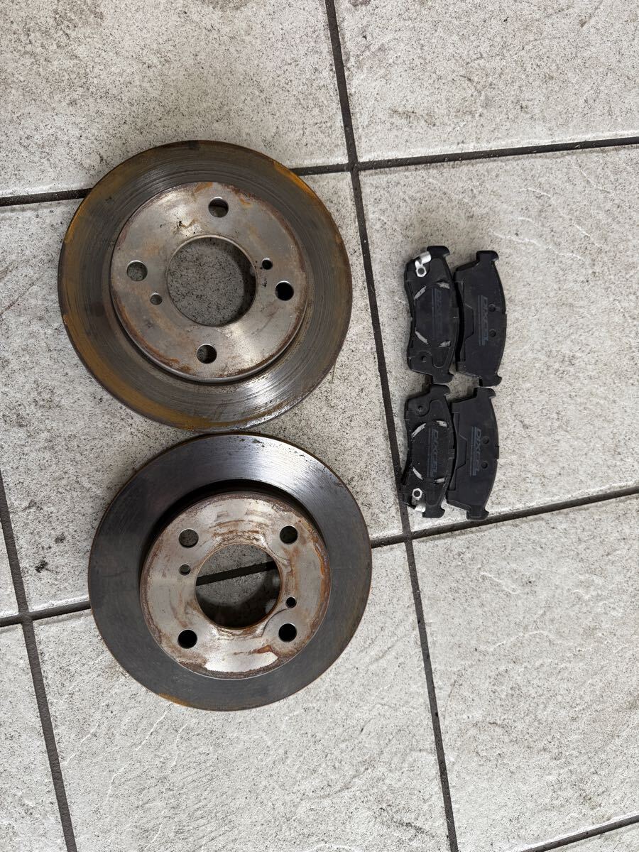Yahoo!オークション - スズキ DA16 DA17系フロントローター・パッドセ...