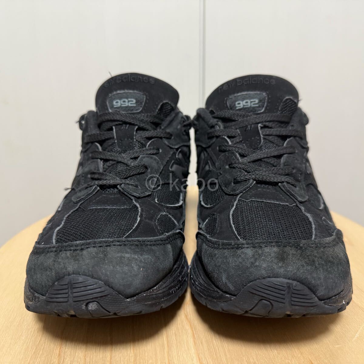 中古品】New Balance 992 Triple Black 27cm(M992EA 中古品】New Balance 992 Triple Black 27cm(M992EA