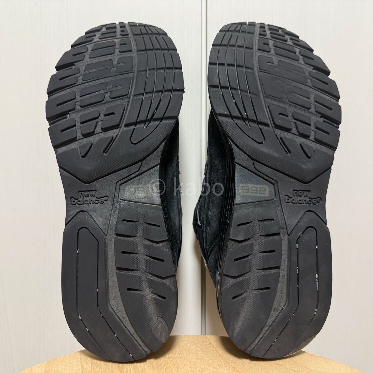 中古品】New Balance 992 Triple Black 27cm(M992EA 中古品】New Balance 992 Triple Black 27cm(M992EA