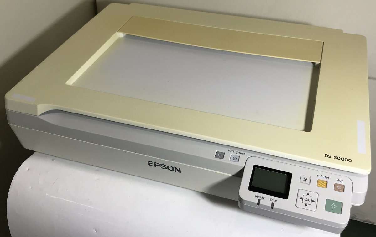 埼玉発 EPSON A3ドキュメントスキャナー フラットベッド DS-50000 カウンター3114枚 9-4401(フラットベッドスキャナ)｜売買されたオークション情報、yahooの商品情報 ...