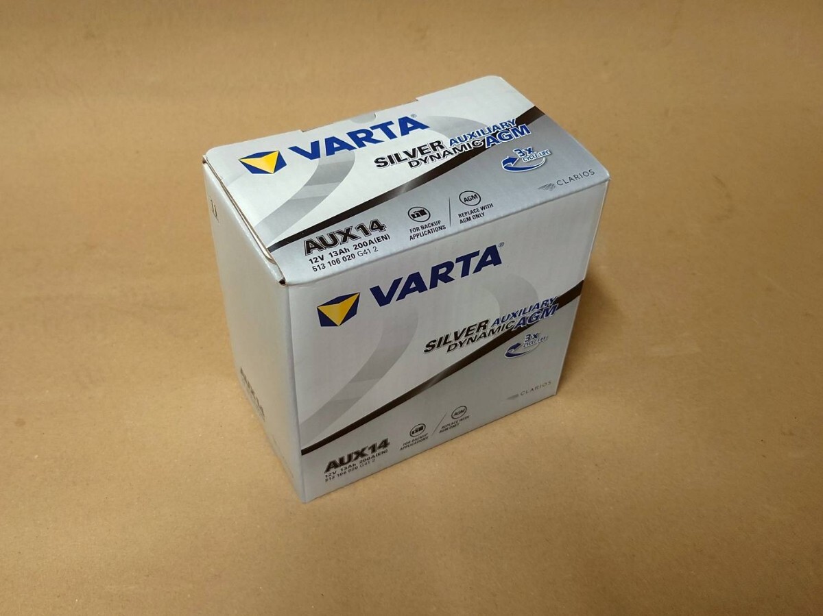 Yahoo!オークション - 【ドイツ製正規品】 VARTA サブバッテリー AUX14...
