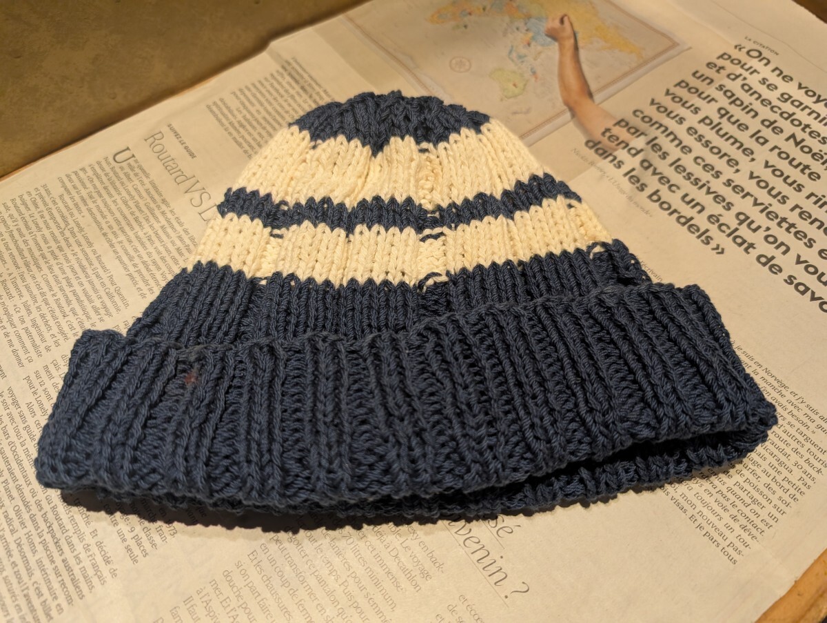 Yahoo!オークション - 【ニット帽 レディース noro】 手編み 帽子 ロー...