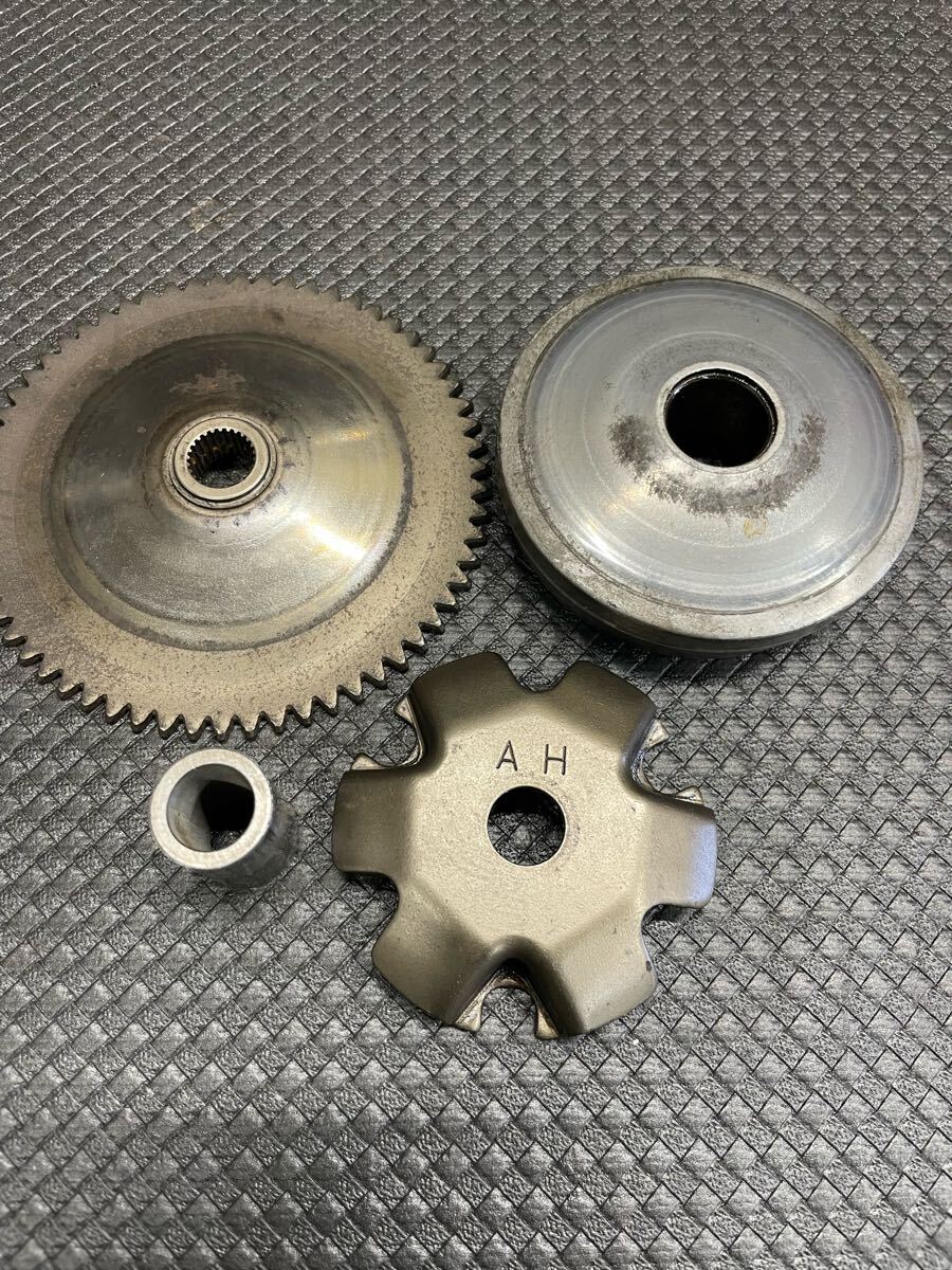 Yahoo!オークション - 【27Y】 AF27 スーパーDio 純正 太軸 プーリーセ...