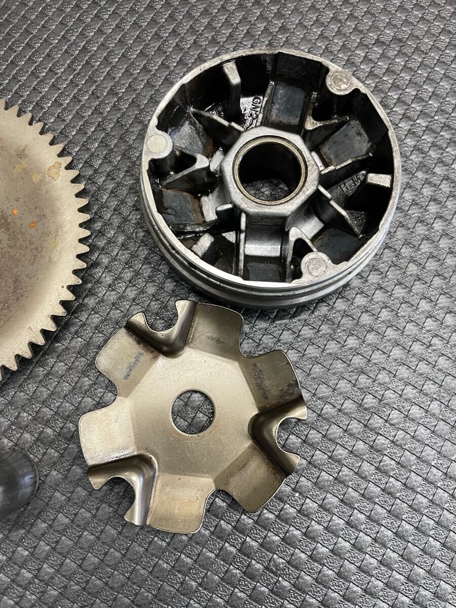 Yahoo!オークション - 【27Y】 AF27 スーパーDio 純正 太軸 プーリーセ...