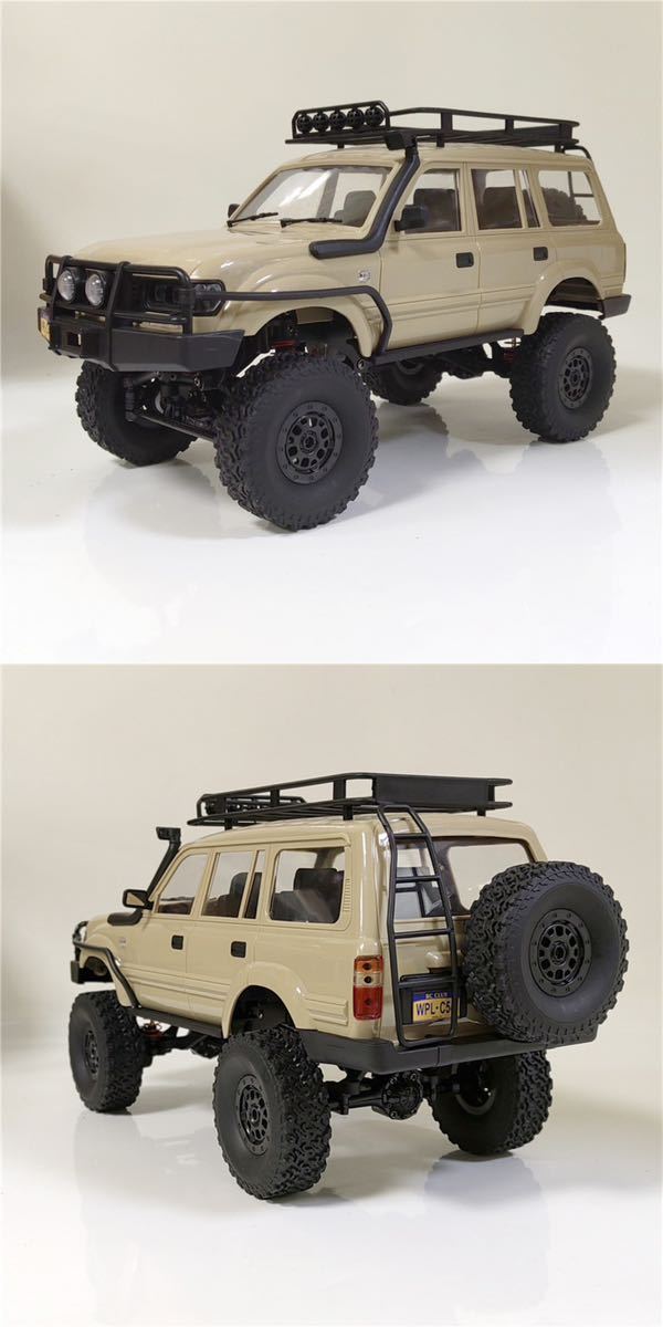 Yahoo!オークション - イエロー NEW WPL C54-1 RTR 1/16 ランドクルー...