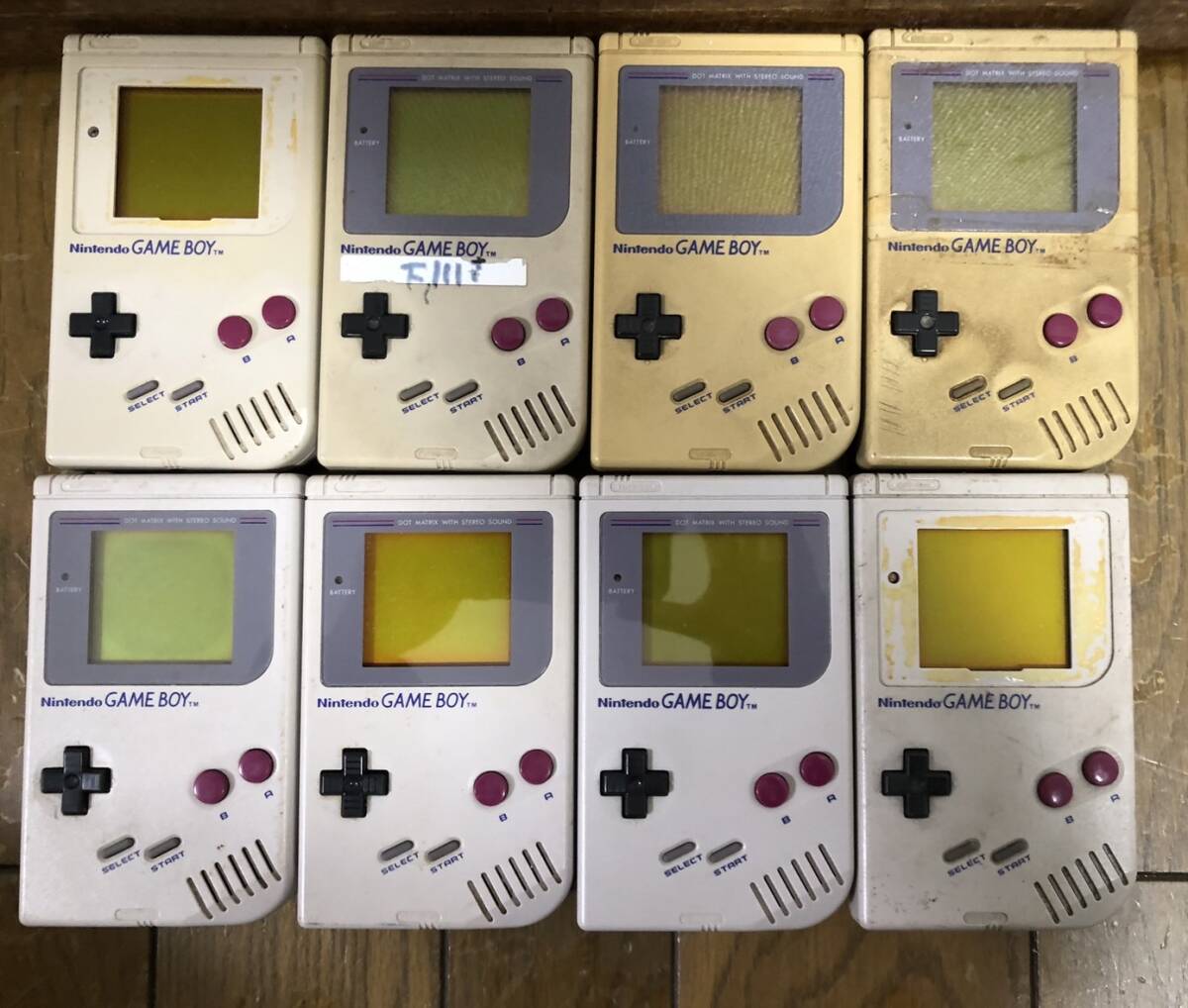 Yahoo!オークション - GAMEBOY ゲームボーイ 初代 本体 8台 まとめ売り...