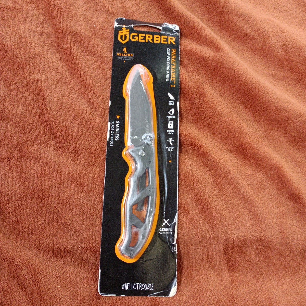 Yahoo!オークション - y031204fk (30)GERBER 折りたたみナイフ 8446