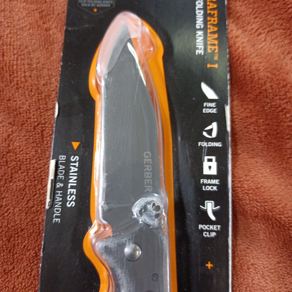 Yahoo!オークション - y031204fk (30)GERBER 折りたたみナイフ 8446