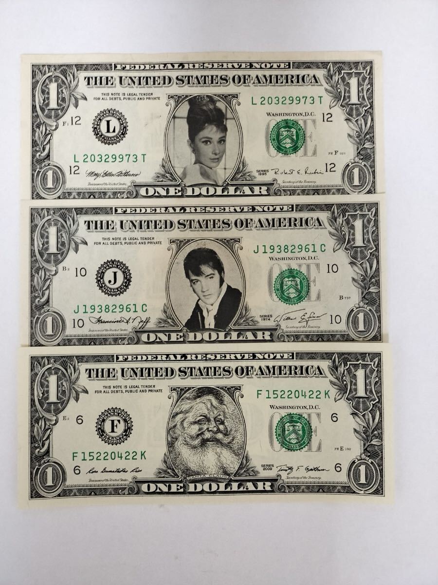 Yahoo!オークション - A 2684.アメリカ3種 紙幣 旧紙幣 外国紙幣