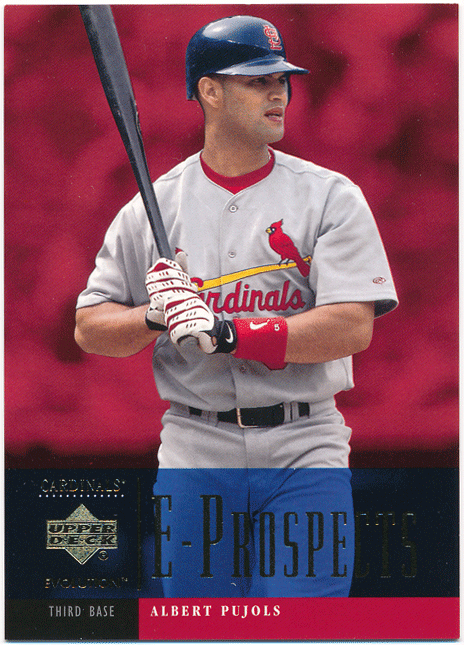 Yahoo!オークション - Albert Pujols MLB 2001 Upper Deck UD Evolutio...