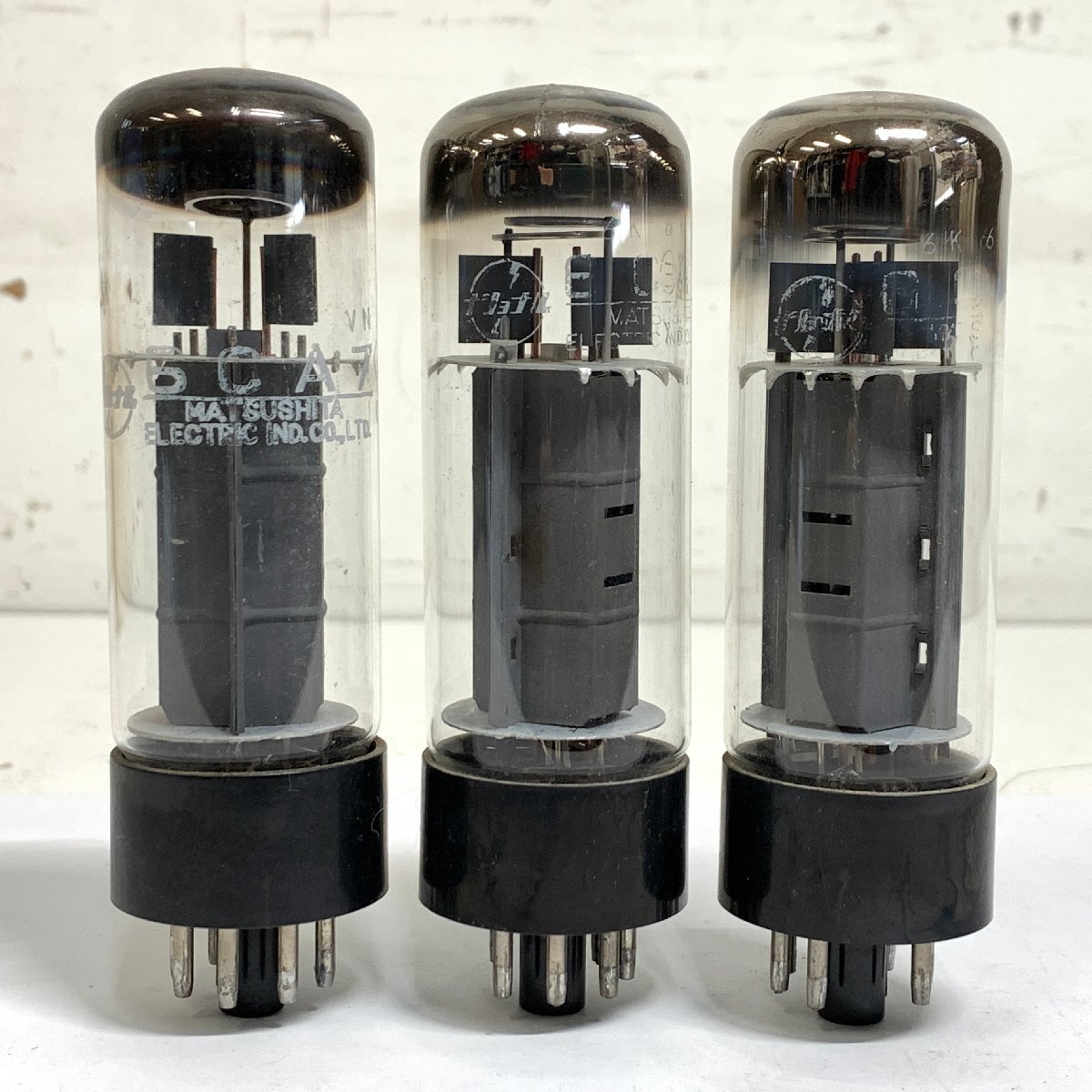 Yahoo!オークション - 真空管(73) ナショナル 6CA7 3本まとめて＜未チ...