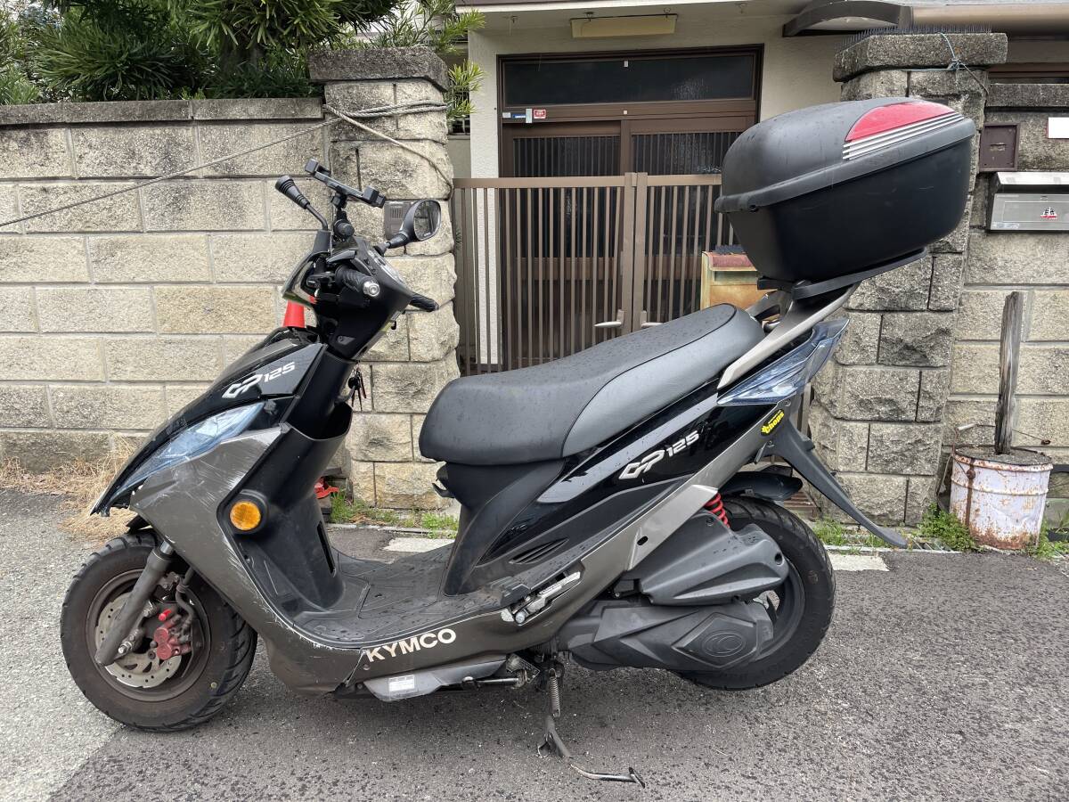 Yahoo!オークション - キムコ GP125 書類 鍵付き レストアベース車or部...