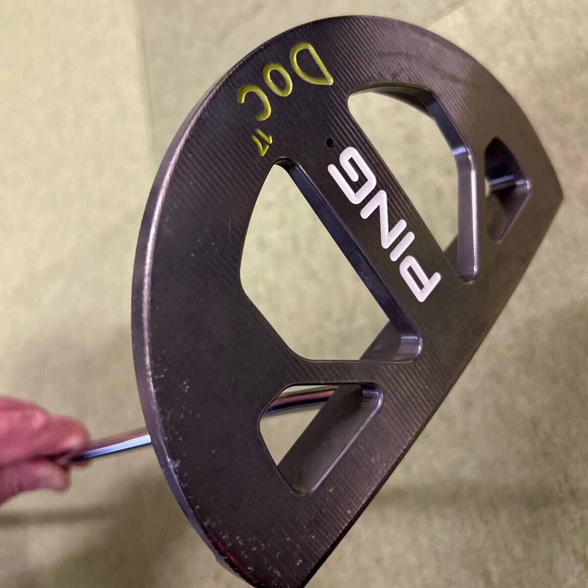 Yahoo!オークション - A403 PING Doc17 デカパター センターシャフト 3...