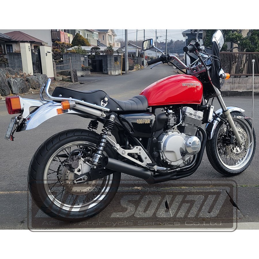CB400F NC36 ショート管 ブラック マフラー 国内生産(マフラー本体（社外）)｜売買されたオークション情報、yahooの商品情報をアーカイブ公開 - オークファン（aucfan.com）
