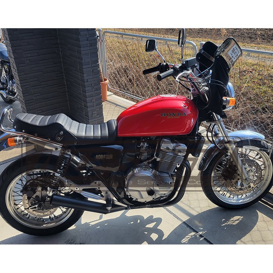 CB400F NC36 ショート管 ブラック マフラー 国内生産(マフラー本体（社外）)｜売買されたオークション情報、yahooの商品情報をアーカイブ公開 - オークファン（aucfan.com）