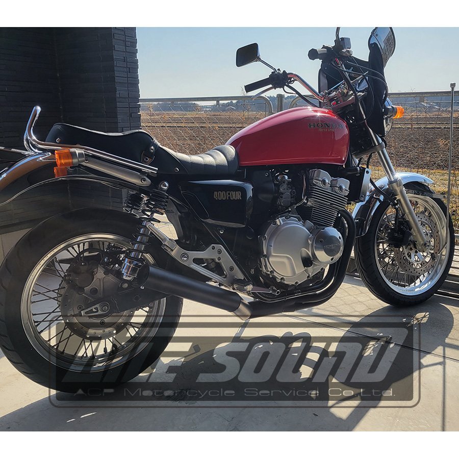 CB400F NC36 ショート管 ブラック マフラー 国内生産(マフラー本体（社外）)｜売買されたオークション情報、yahooの商品情報をアーカイブ公開 - オークファン（aucfan.com）