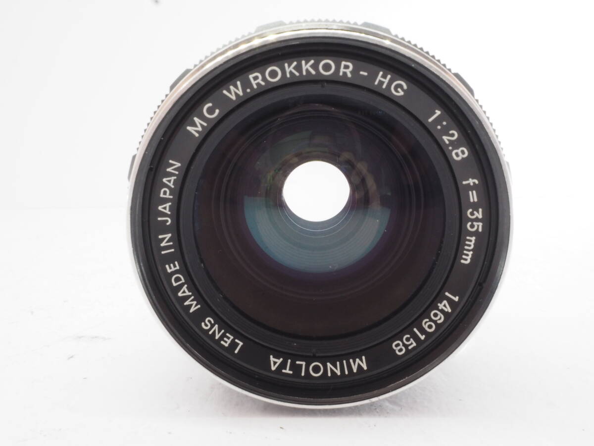 Yahoo!オークション - 実用美品 ミノルタ MINOLTA MC W.ROKKOR-HG 35...