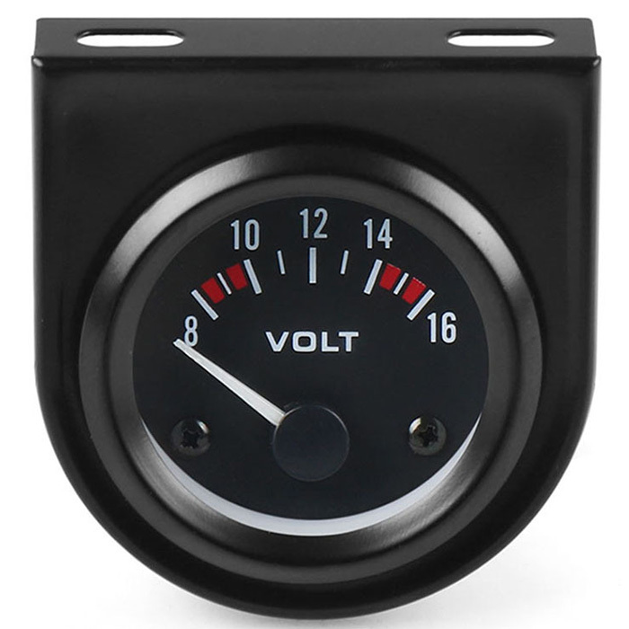 Yahoo!オークション - ボルトメーター 電圧計 DC12V 52mm DC12V 8-16...