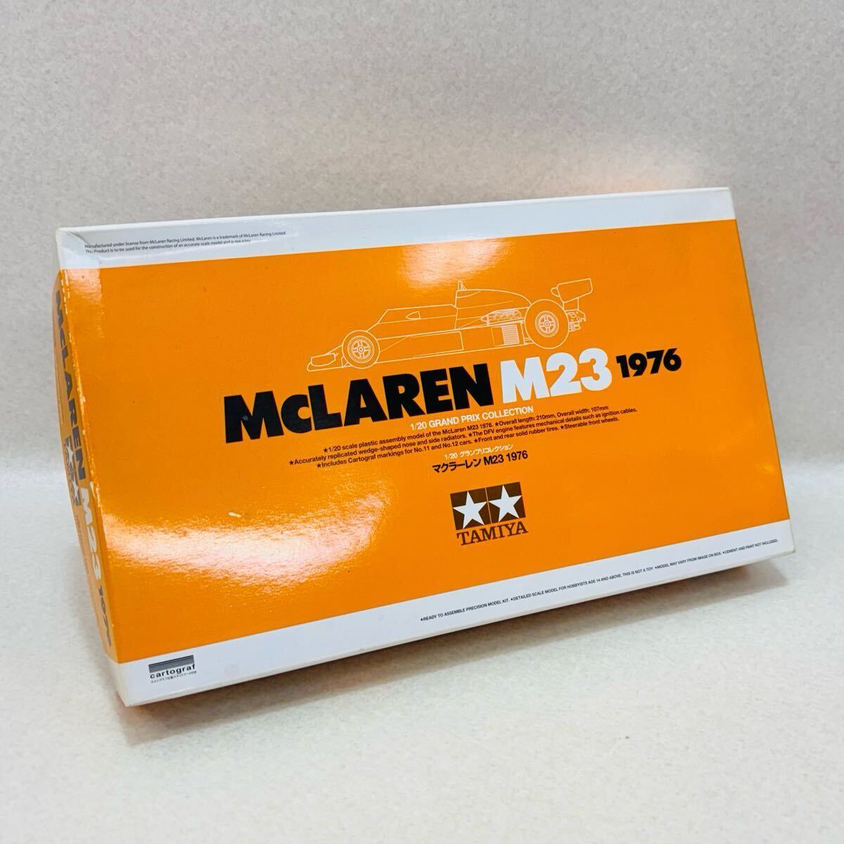 日本代購代標第一品牌【樂淘letao】－B6201★タミヤ TAMIYA 1/20 マクラーレン M23 1976 プラモデル★部品取り★一部組立済み★同梱不可