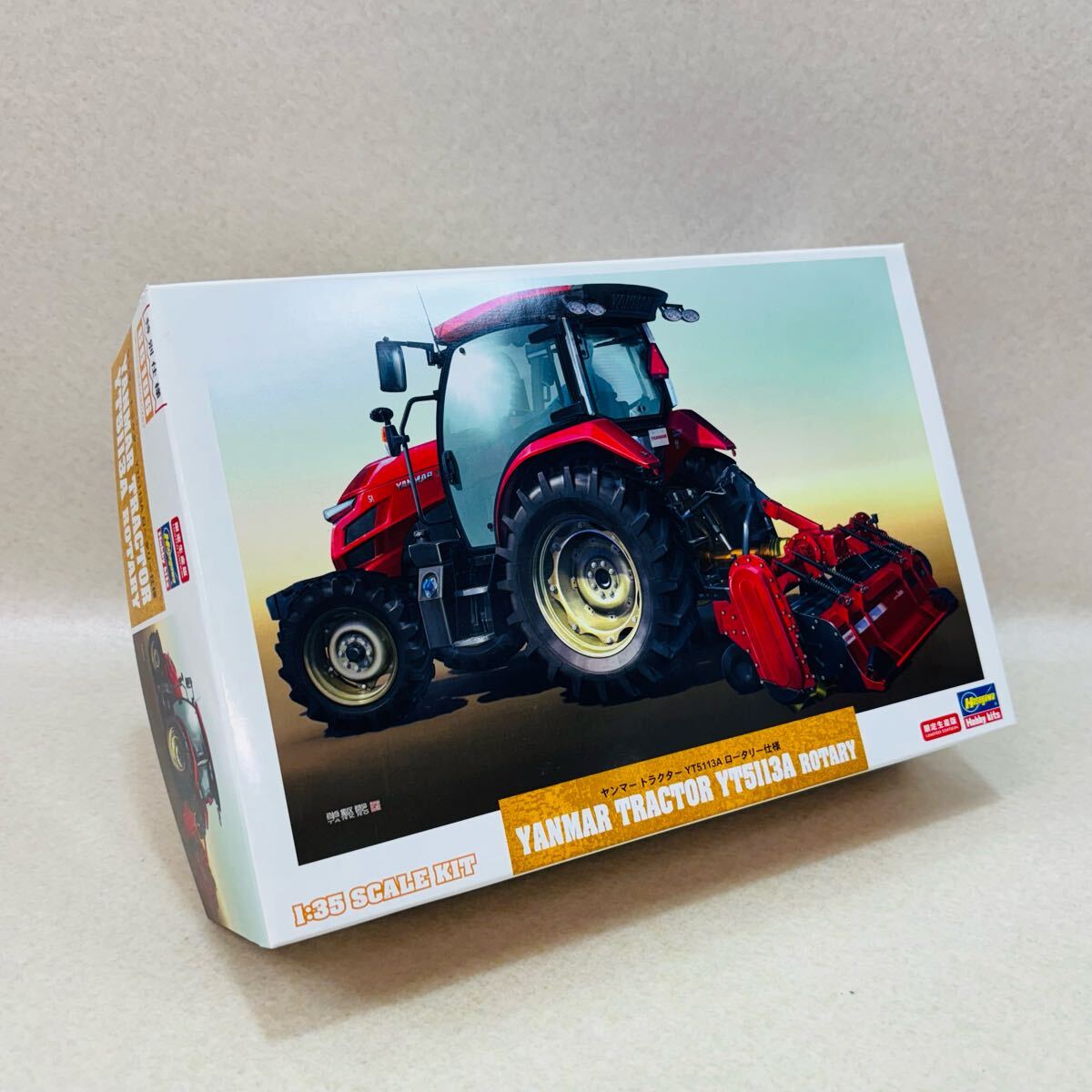 Yahoo!オークション - E3480 未組立品 ハセガワ 1/35 ヤンマートラクタ...